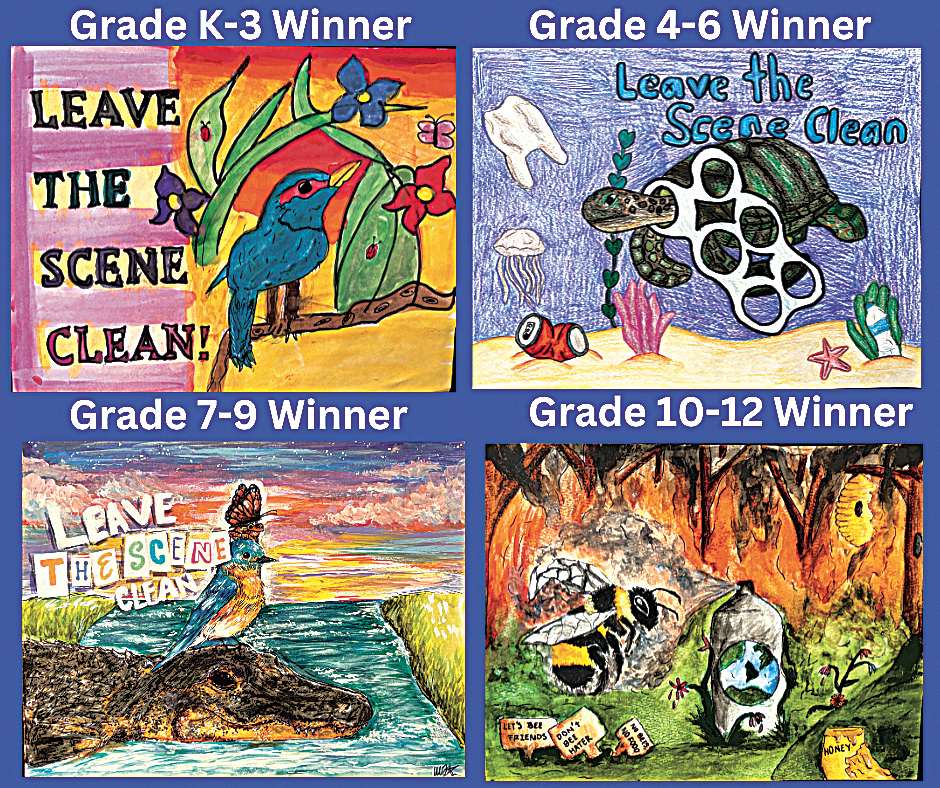 Four winning artworks selected in ‘Leave the Scene Clean’ contest ...